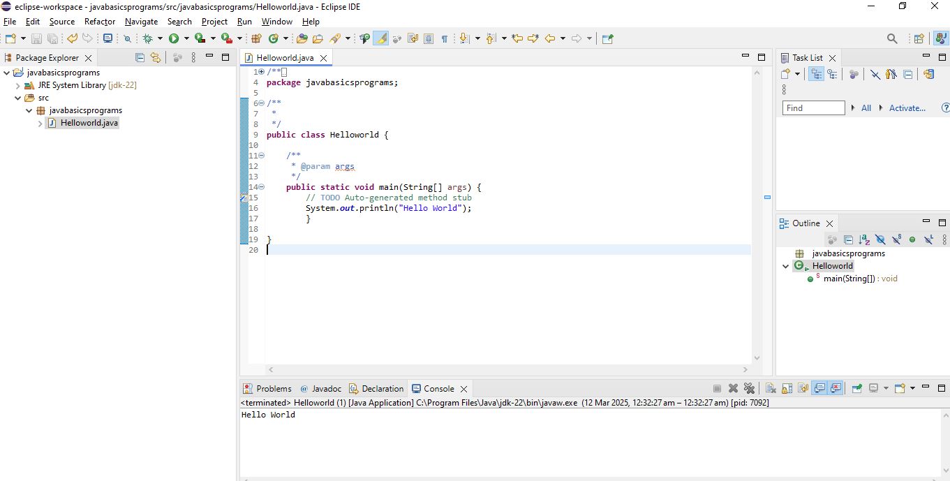 Java Hello World Program—start Coding In 2025 7444